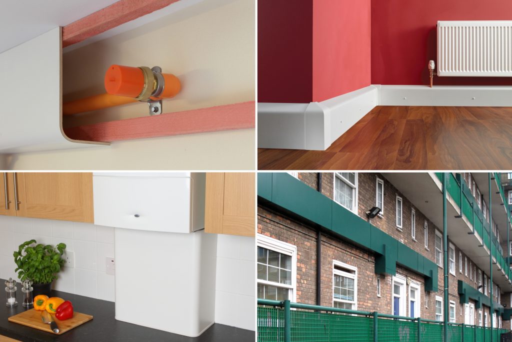 Casings for social housing – undercover work. | Pipe Boxing and Casing ...